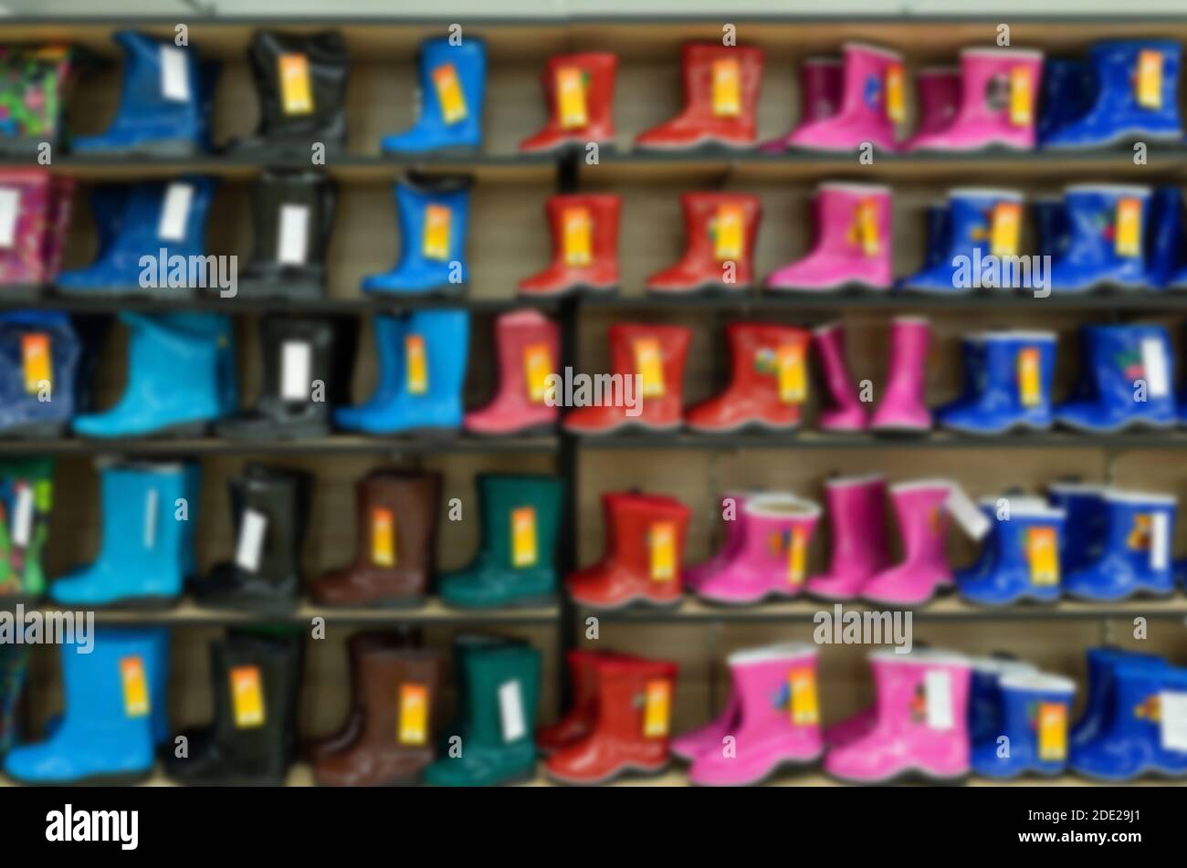 children's bright shoe store with a large selection of colors, models ...