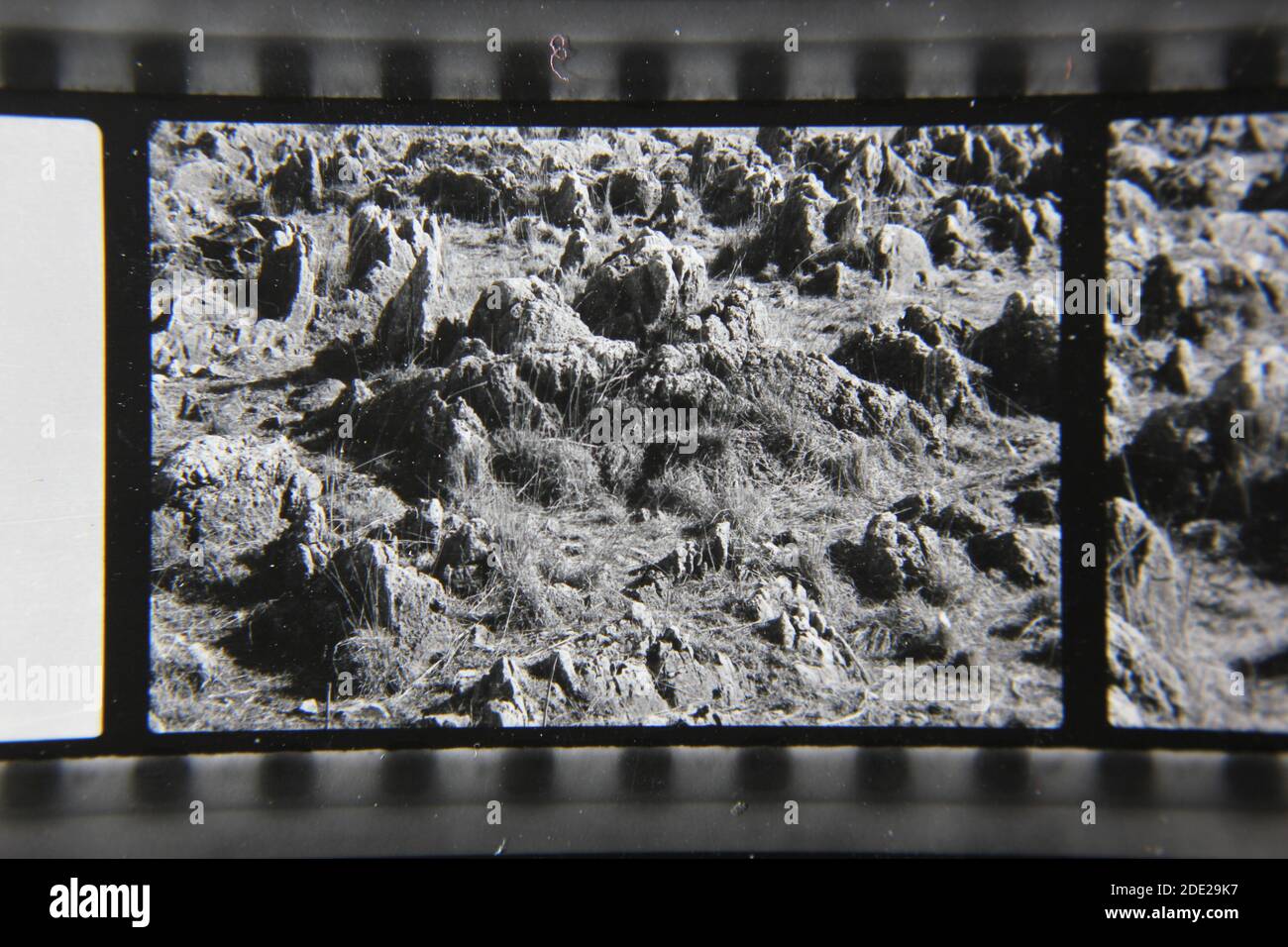 Fine 1970s vintage black and white photography of bumpy and rough ...