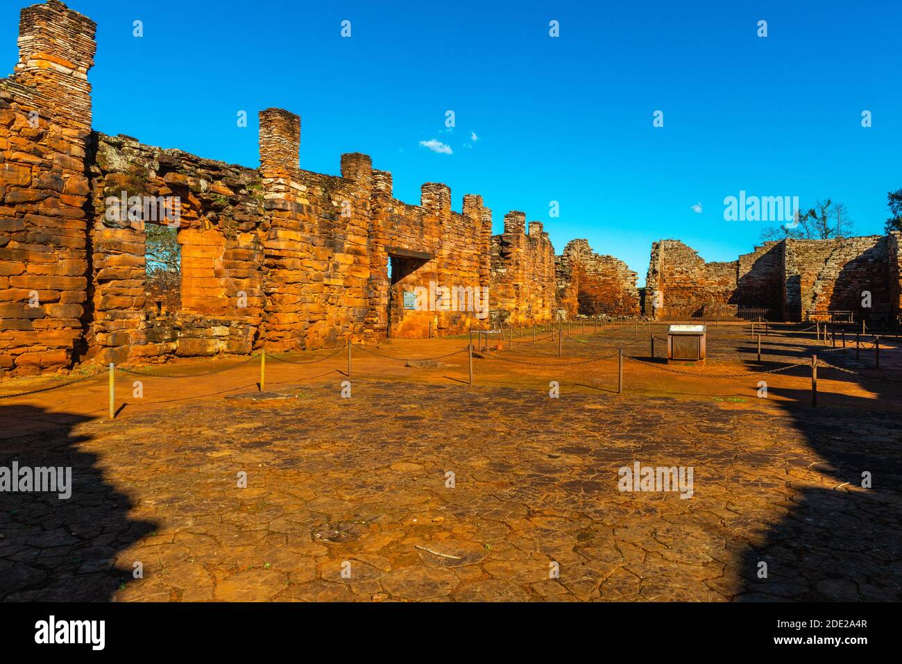 Church ruins of the Jesuit Mission San Ignacio Mini, UNESCO World ...