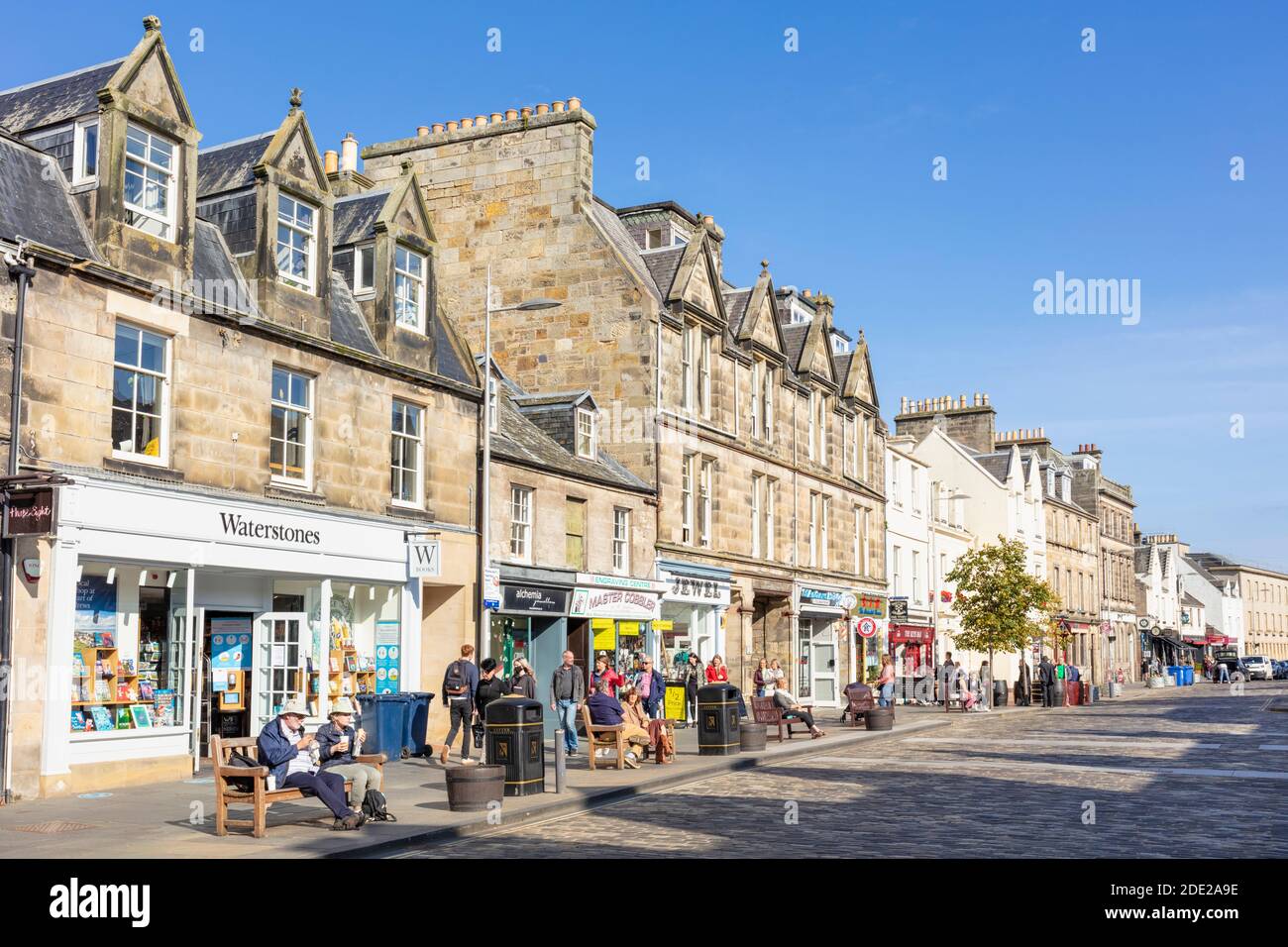 St andrews town centre fife hi-res stock photography and images - Alamy