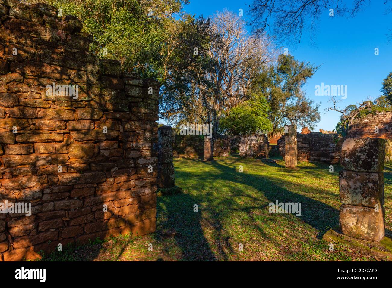 Cemetery ruins of the Jesuit Mission San Ignacio Mini, UNESCO World ...