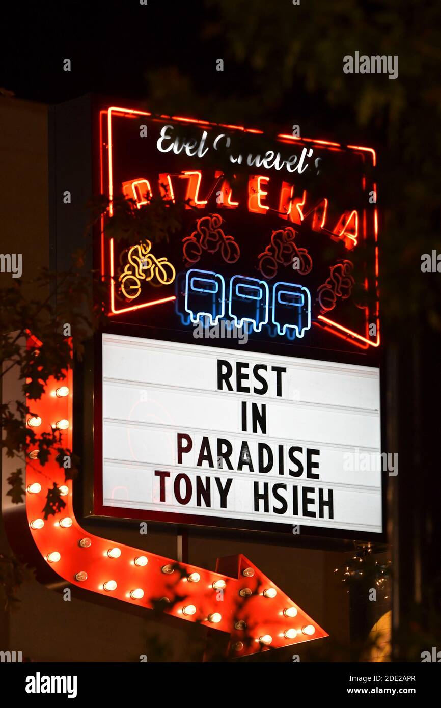 **FILE PHOTO** Former Zappos CEO Tony Hsieh, Has Passed Away at 46. Las ...