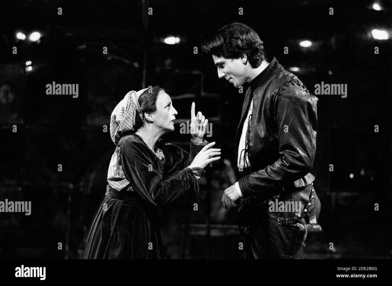 Polly James (Nurse), Daniel Day-Lewis (Romeo) in ROMEO AND JULIET by ...