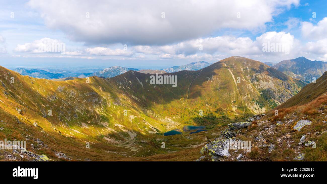 Colorful yellow autumn in Tatras mountain, slovakia Fall season Stock ...