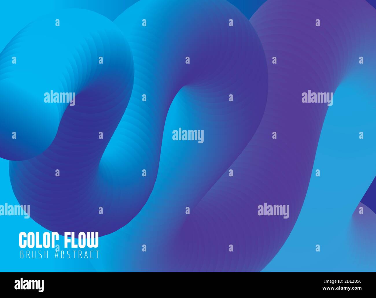 blue color flow poster in blue background Stock Vector Image & Art - Alamy