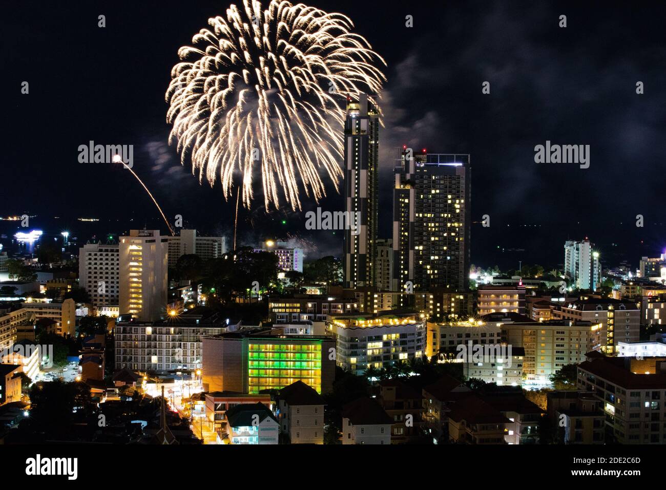 firework festival in Pattaya Thailand Asia Stock Photo - Alamy