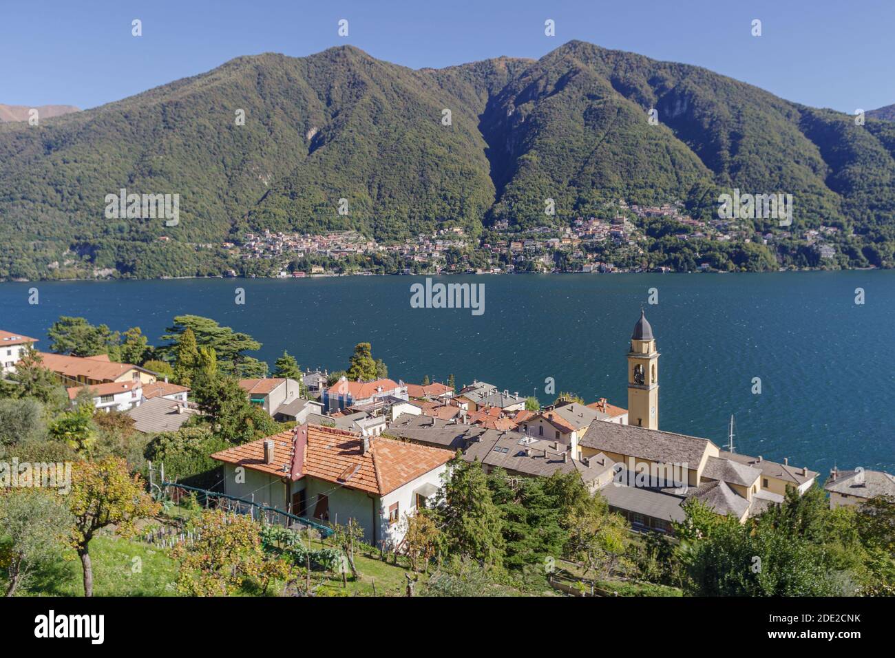 Lake Como seen about Laglio, Province of Como, Lombardy region ...