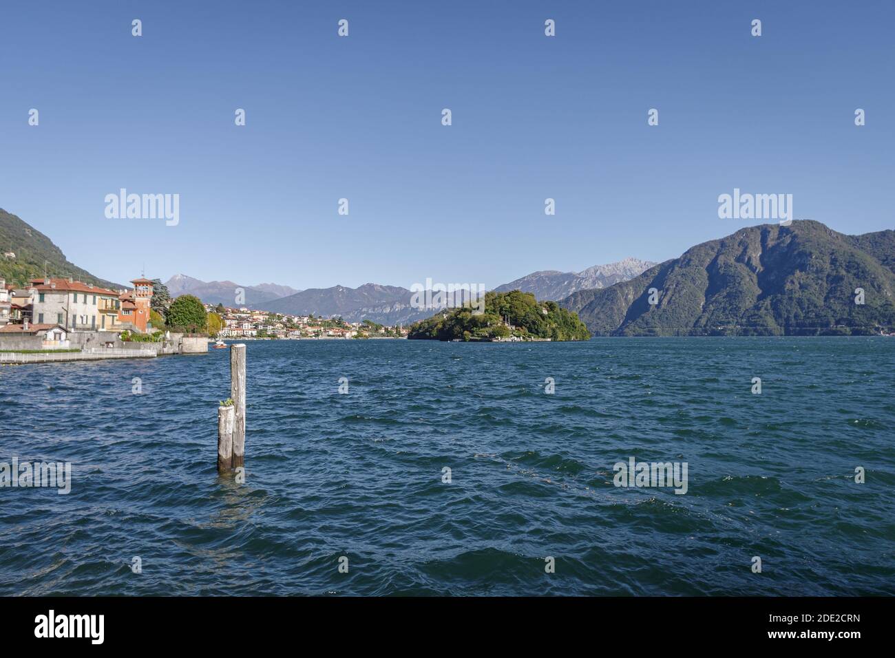 Lake Como seen about Ossuccio, Province of Como, Lombardy region ...