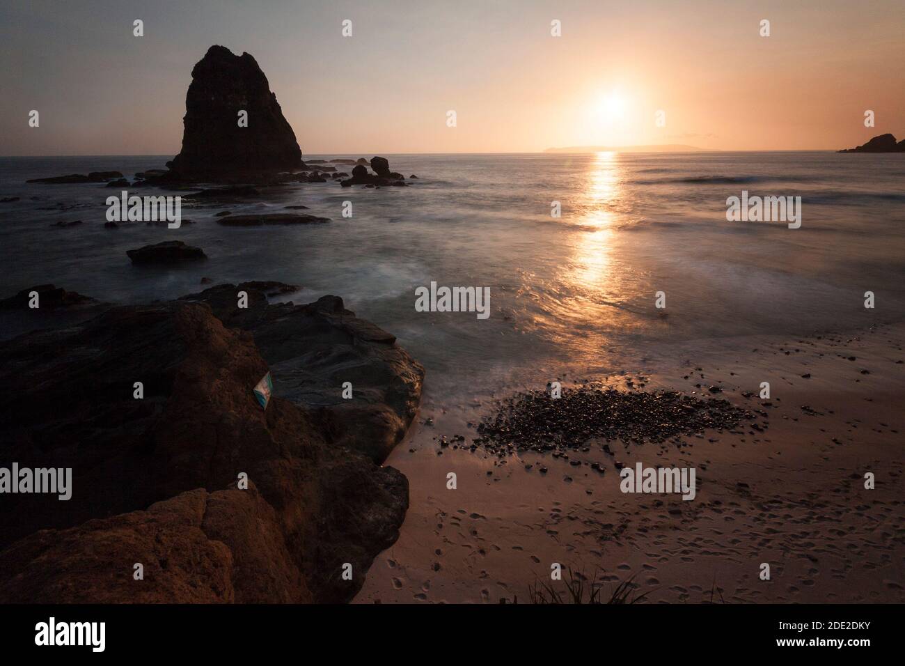 Papuma beach is one of the tourist destinations in Jember, East Java ...