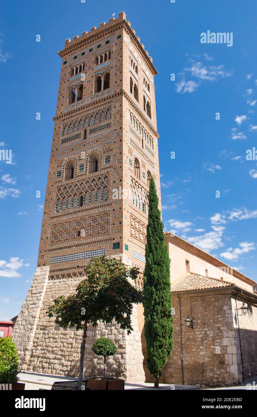 14th-century San Martin Tower and mudejar architectural style in Teruel ...