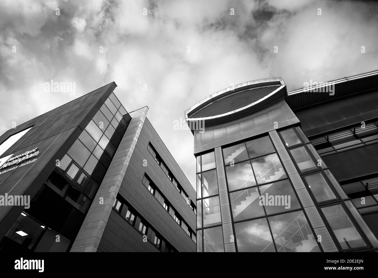 Modern contemporary university high rise buildings Stock Photo - Alamy