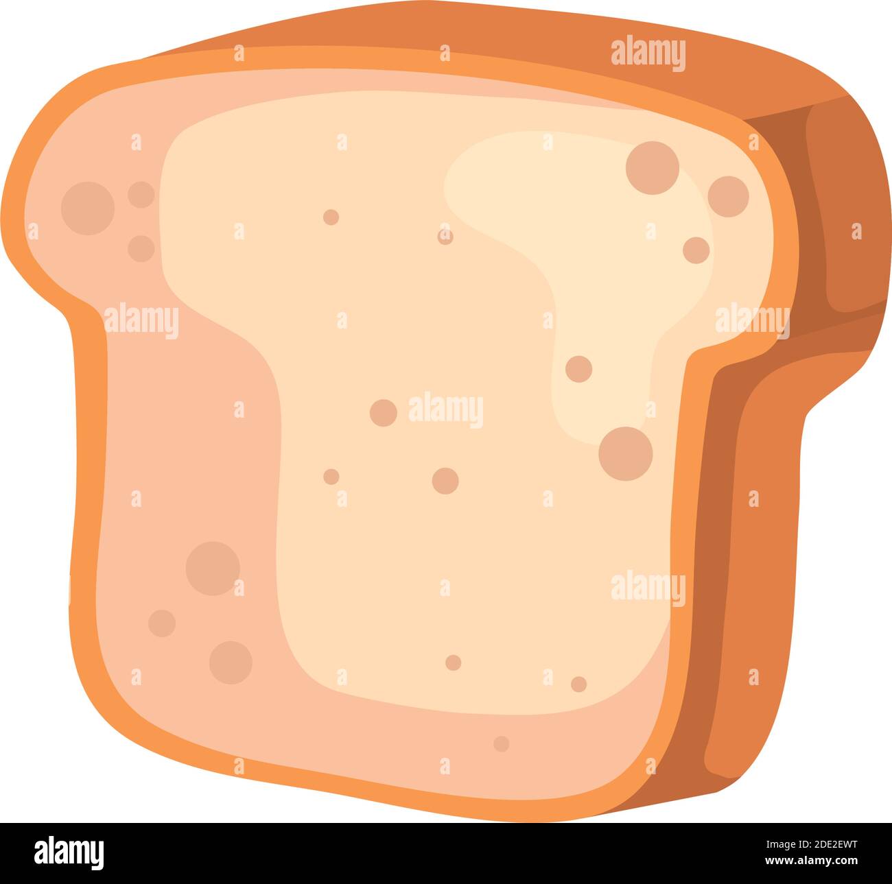 bread toast of bakery isolated style icon vector design Stock Vector ...