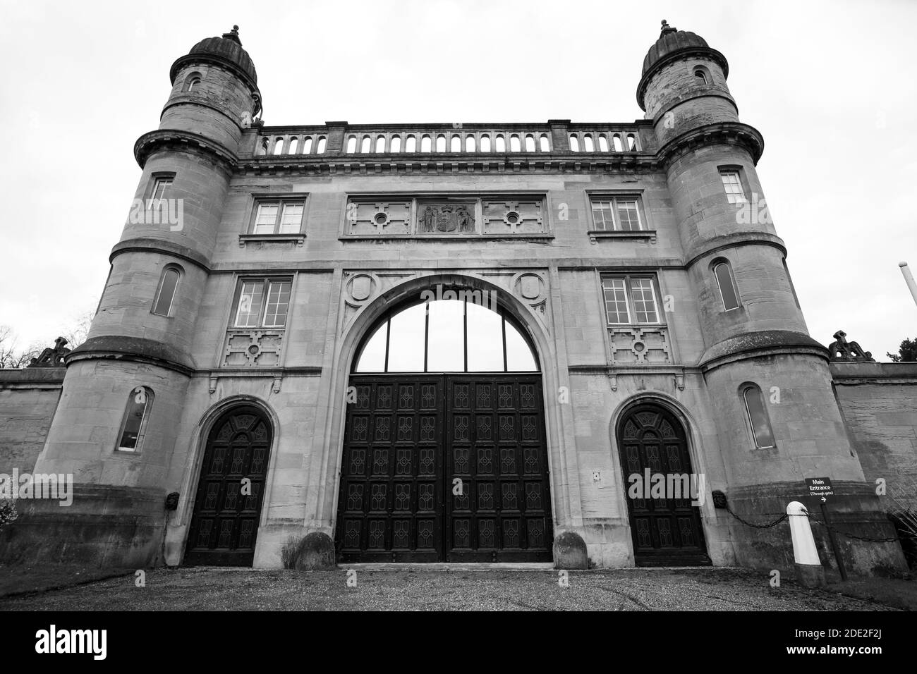 Listed towers Black and White Stock Photos & Images - Alamy