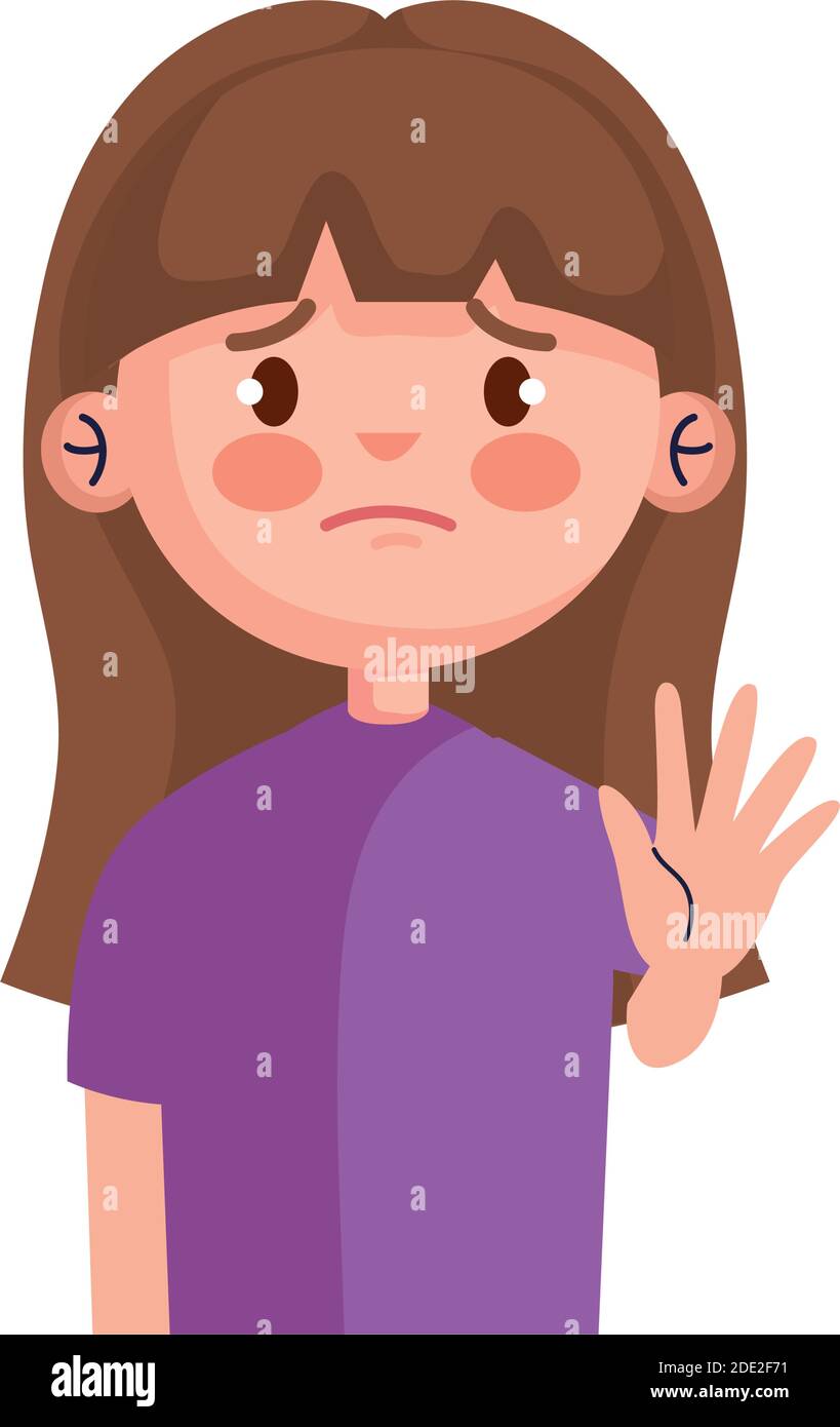Nervous Child Clipart Logo