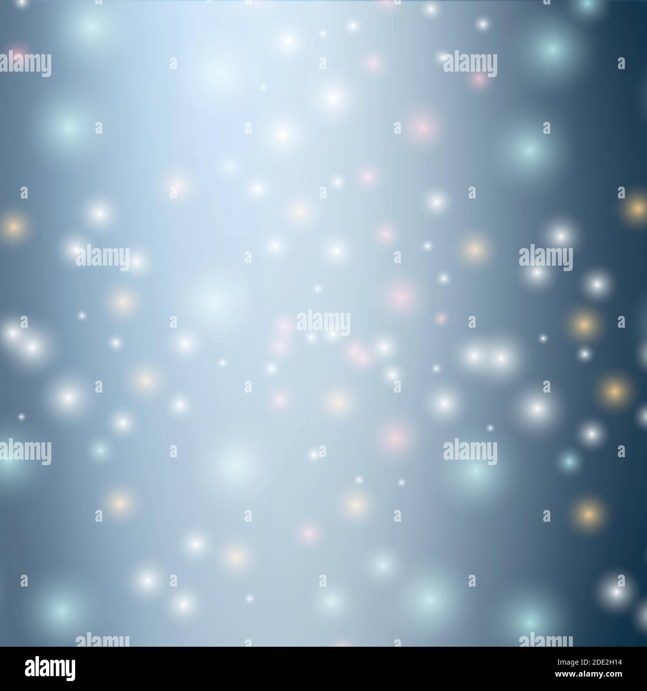 Abstract blue blurred background with bokeh effect - illustration Stock ...