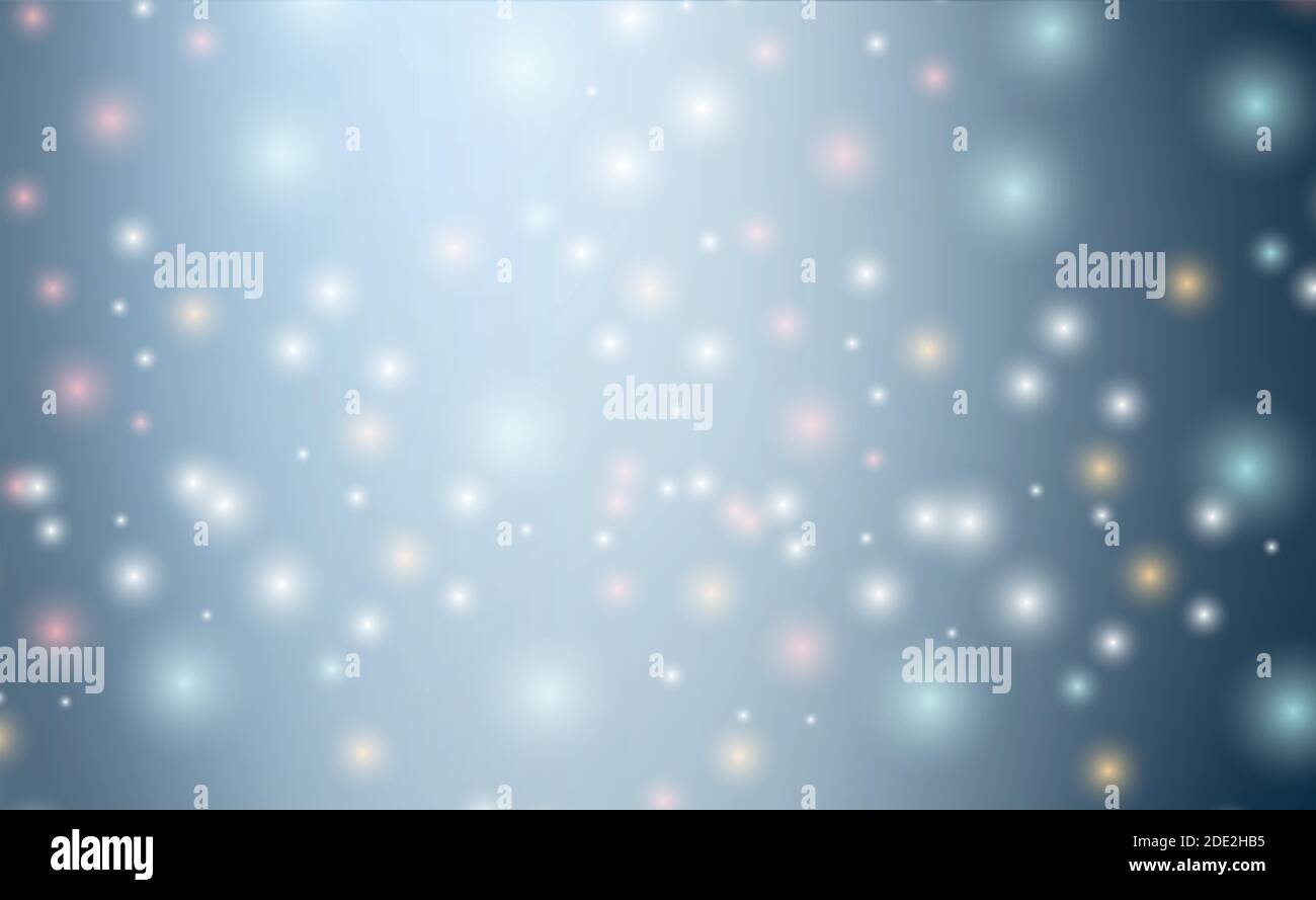 Abstract blue blurred background with bokeh effect - illustration Stock Vector Image & Art - Alamy
