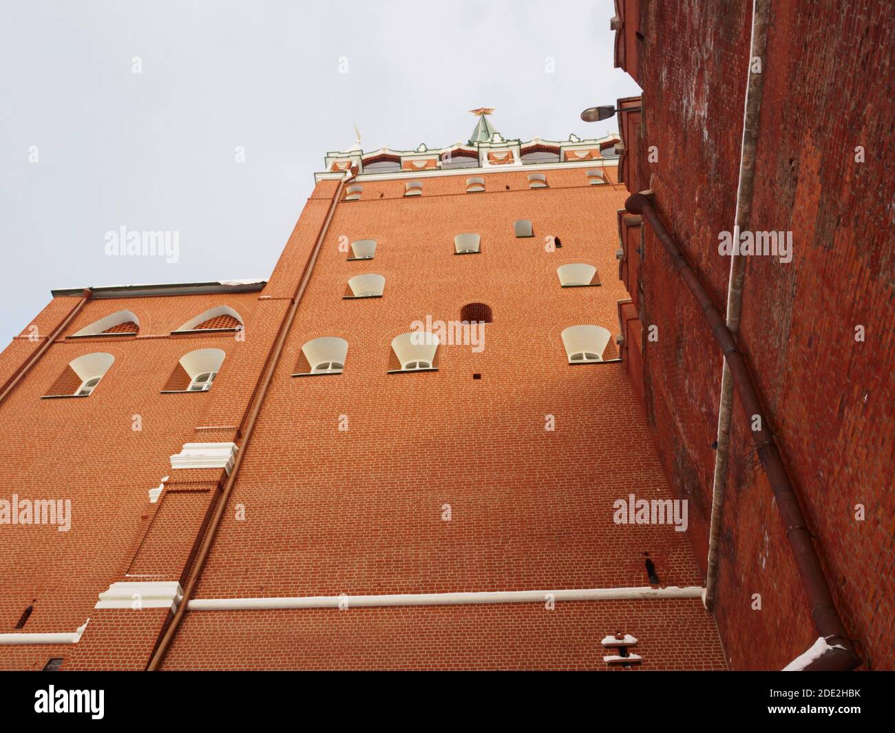 Moscow Kremlin wall windows, Russia Stock Photo - Alamy
