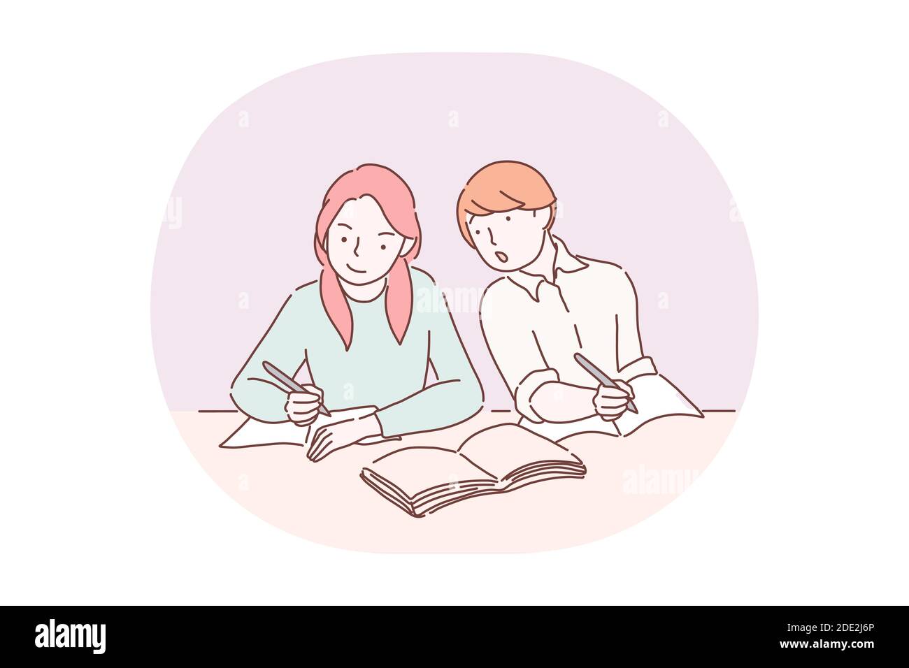 Child curiosity concept Stock Vector Images - Alamy