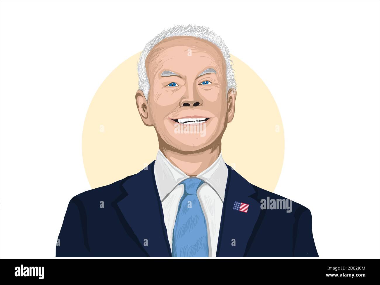 President biden portrait Stock Vector Images - Alamy