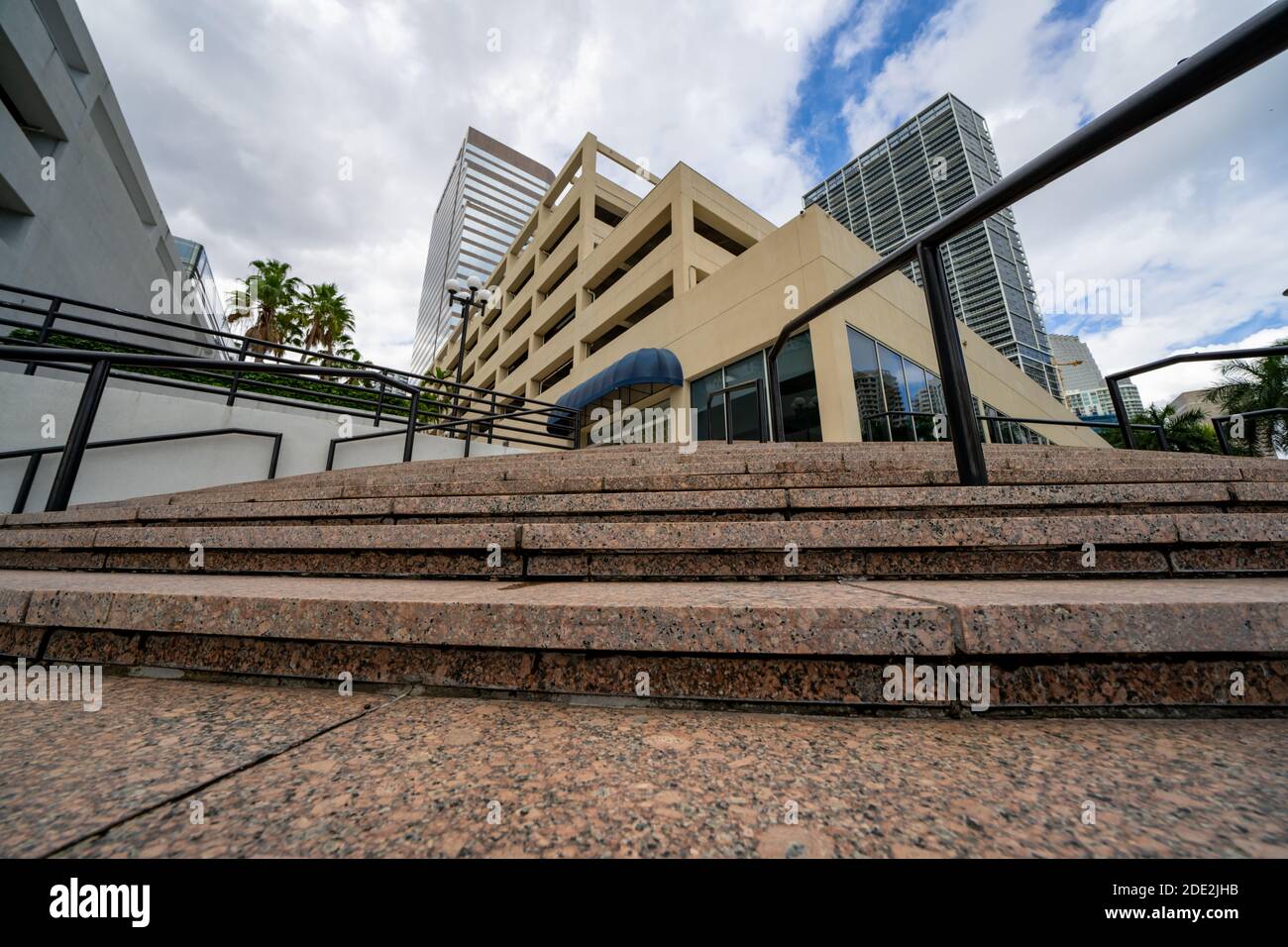 Stairs to an office building Stock Photo - Alamy