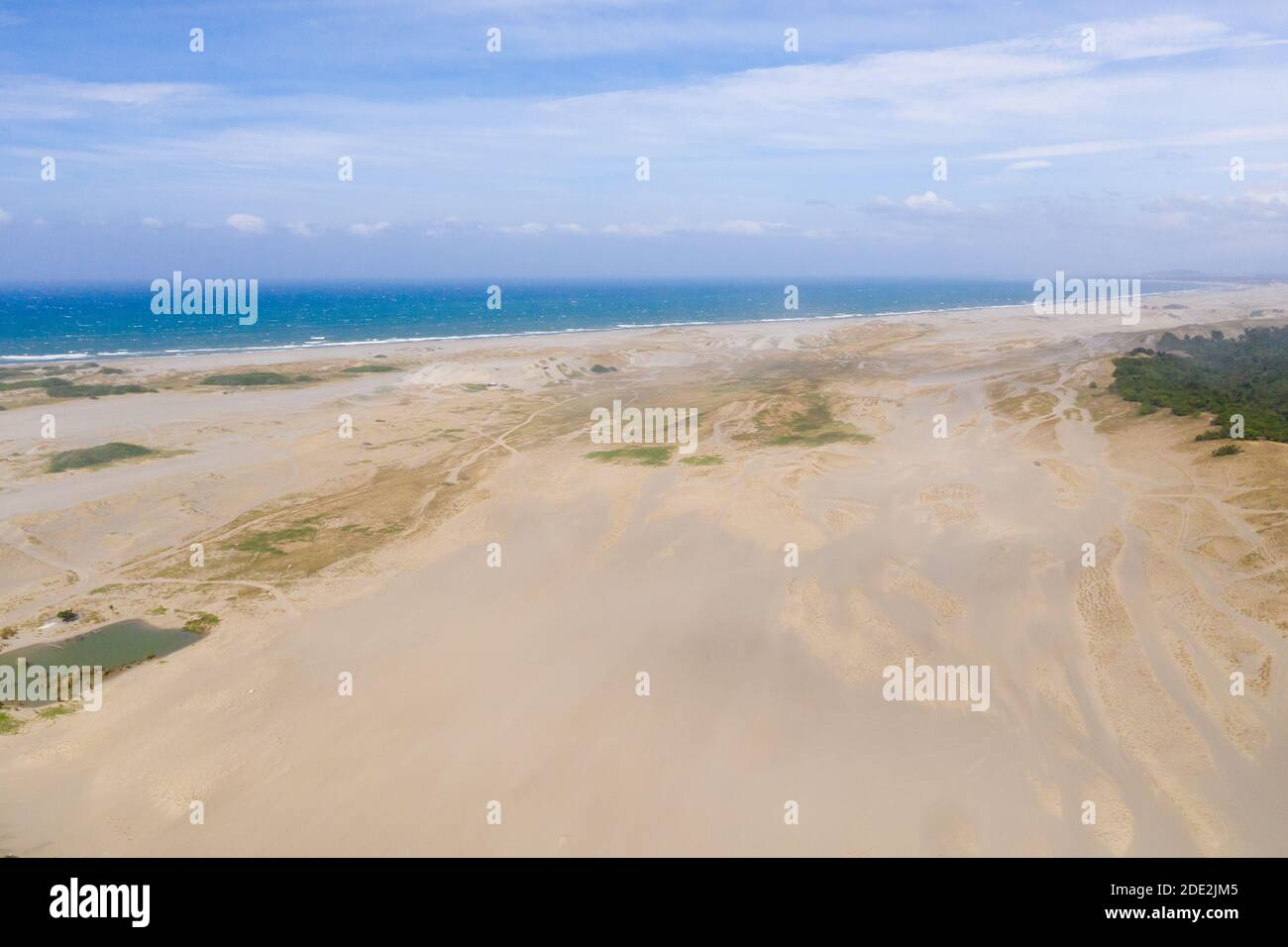 The Sand Dunes of Paoay, Ilocos norte, Philippines. Landscape with ...