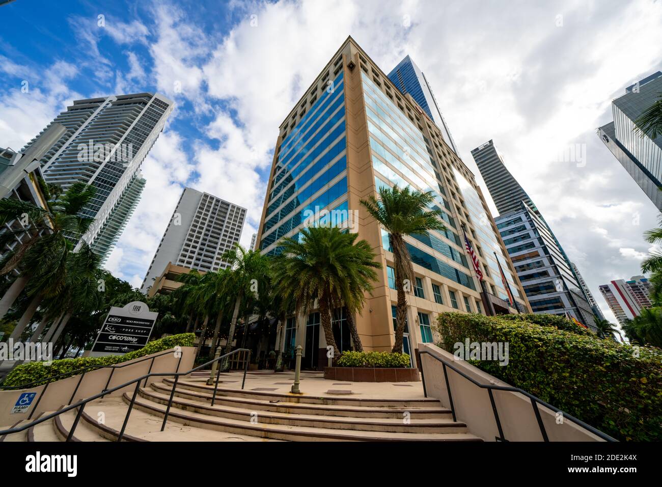 MIAMI, FL, USA - NOVEMBER 27, 2020: Photo of an office building ...
