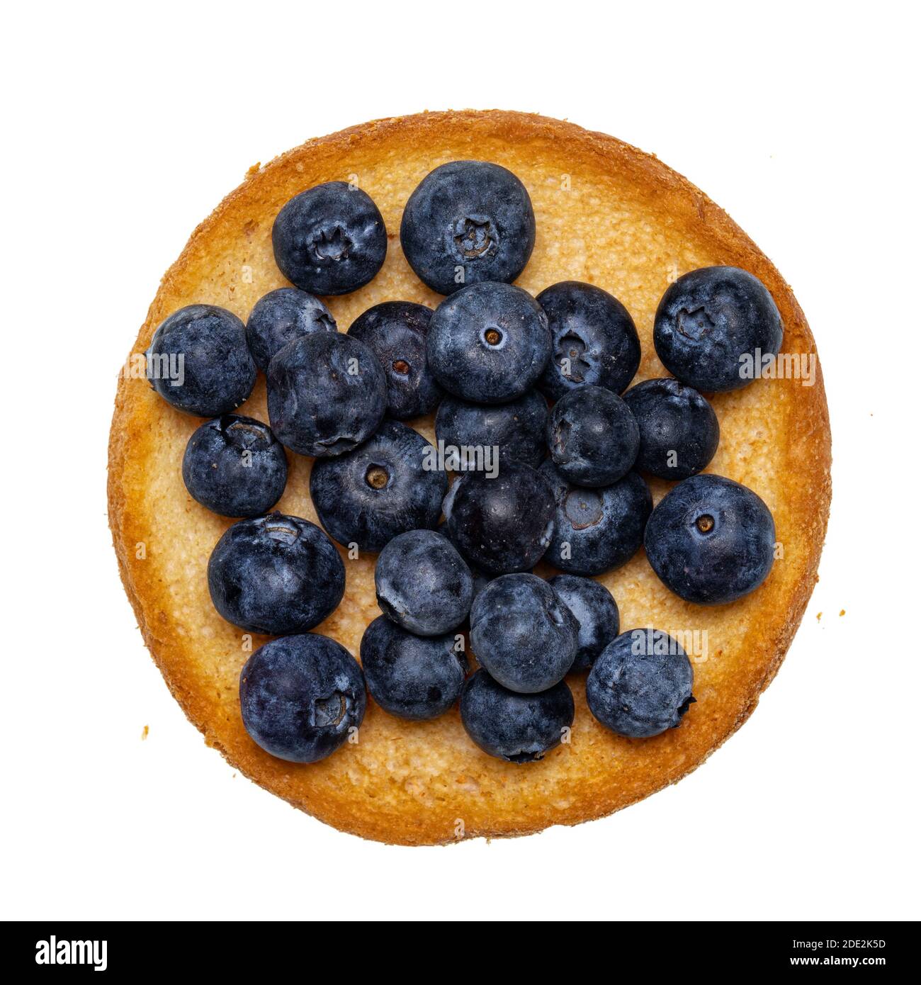 Top view of golden toasted round rusk toast aka beschuit with ...