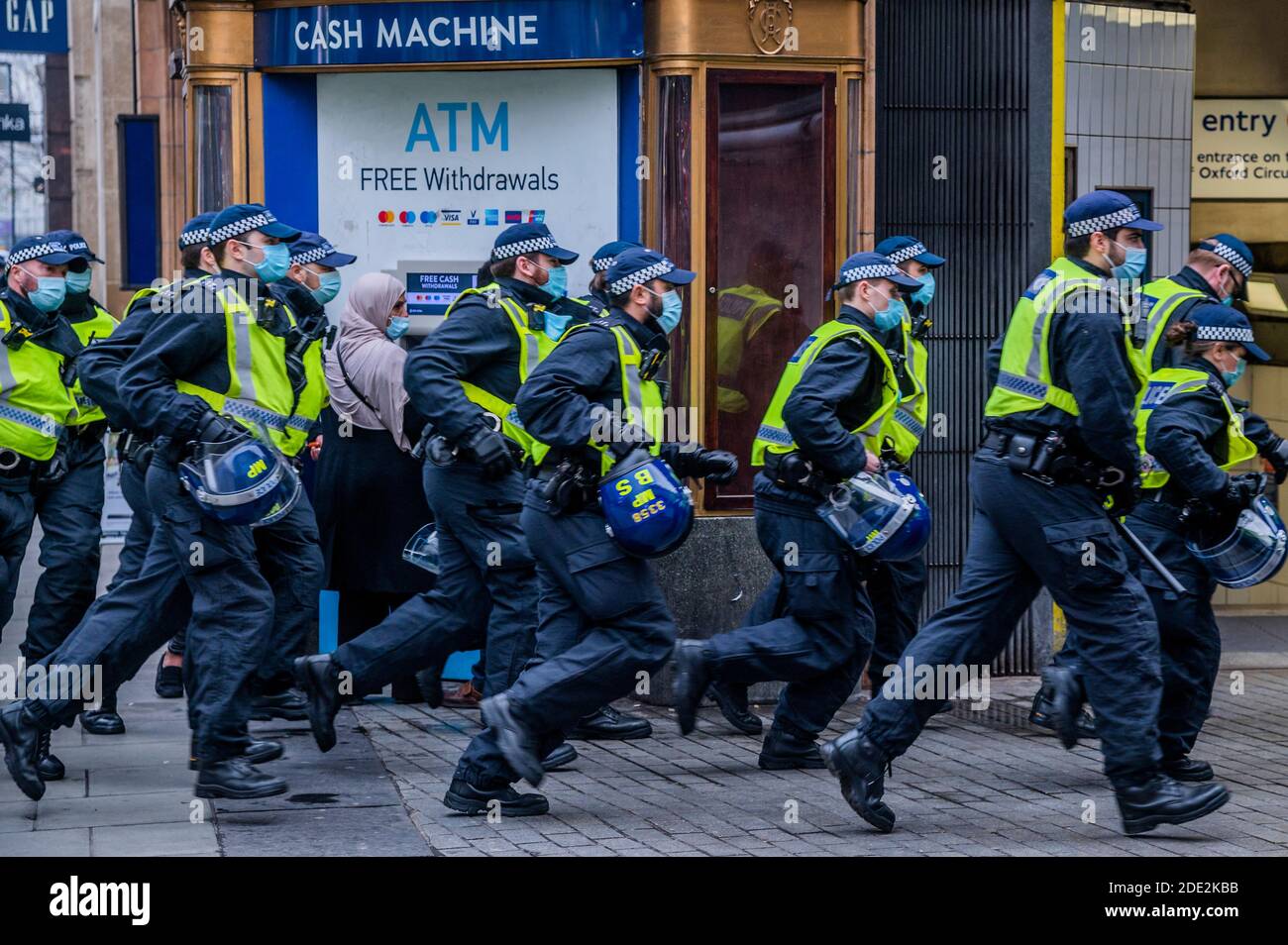 London, UK. 28th Nov, 2020. The police rush to catch up - The Anti ...