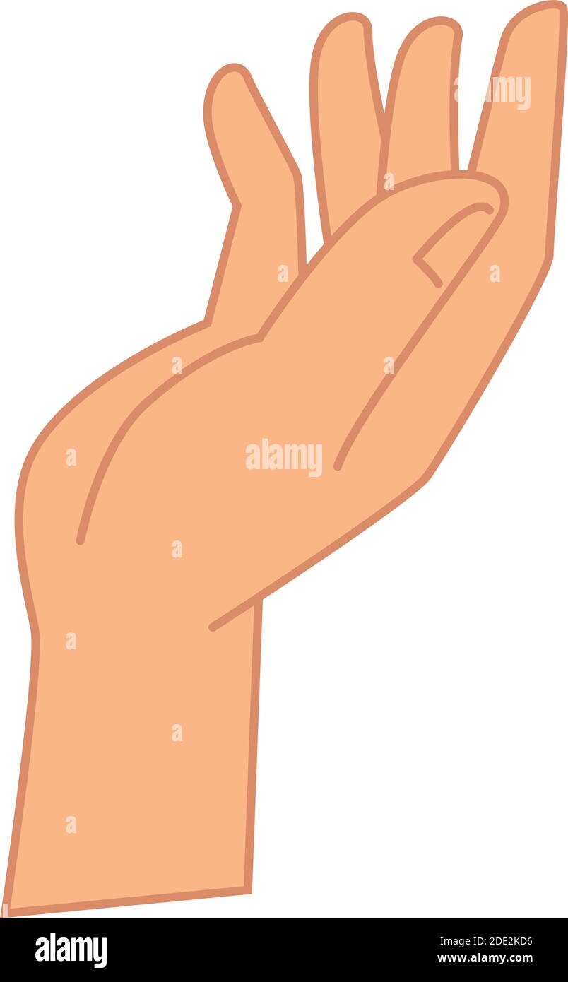hand human lifting isolated icon Stock Vector Image & Art - Alamy