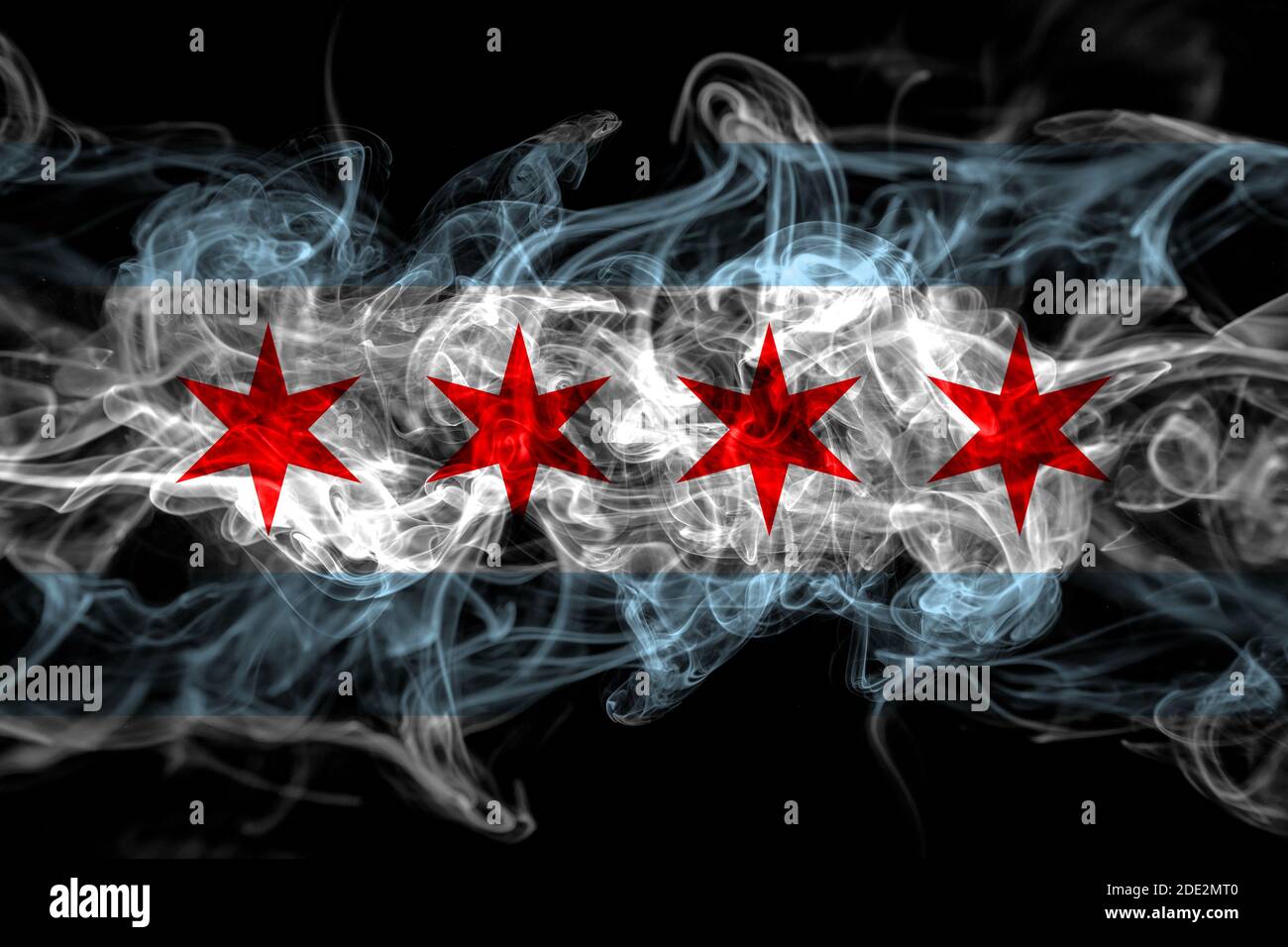 Chicago Flag Wallpaper