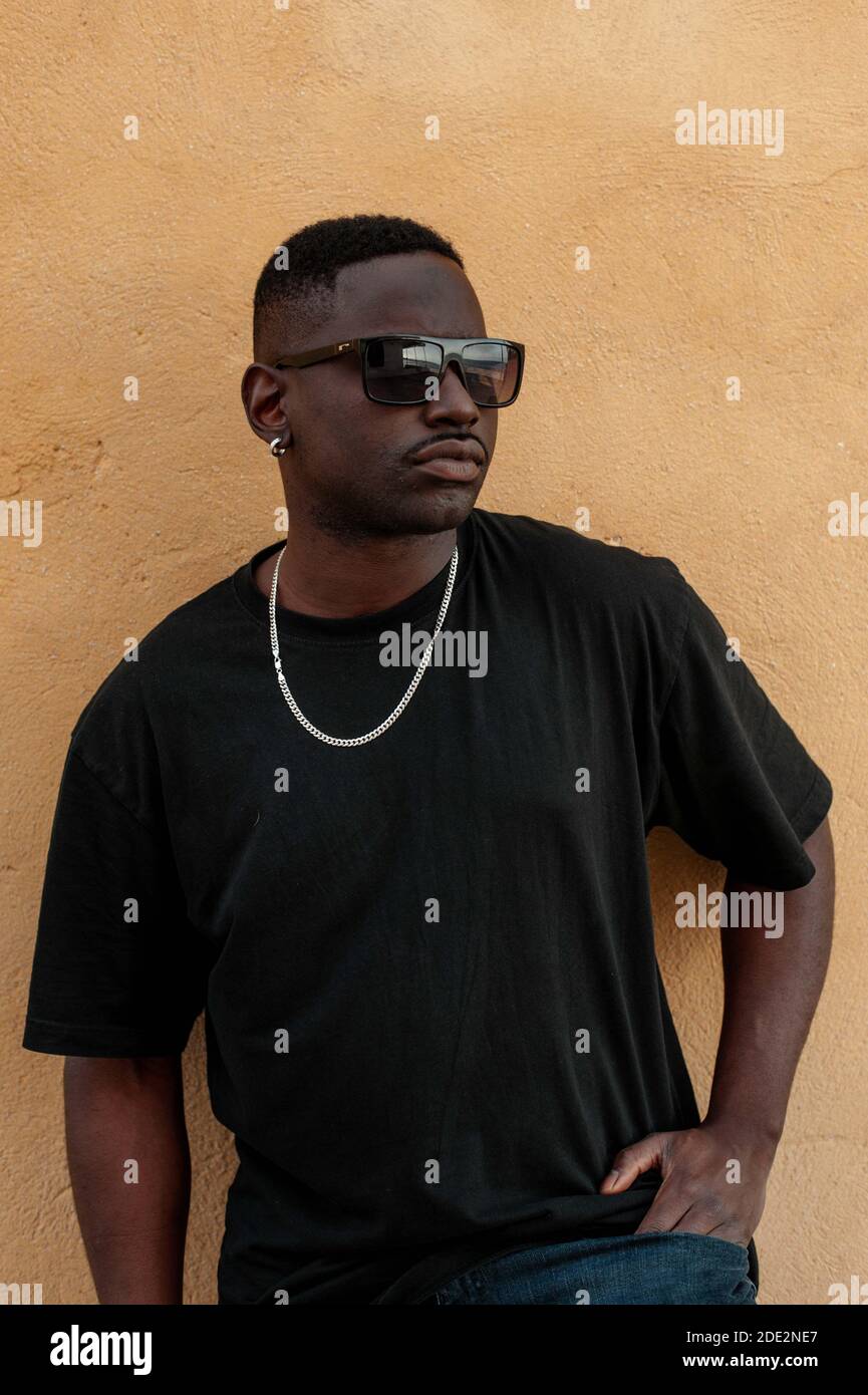 Black man portrait Stock Photo - Alamy