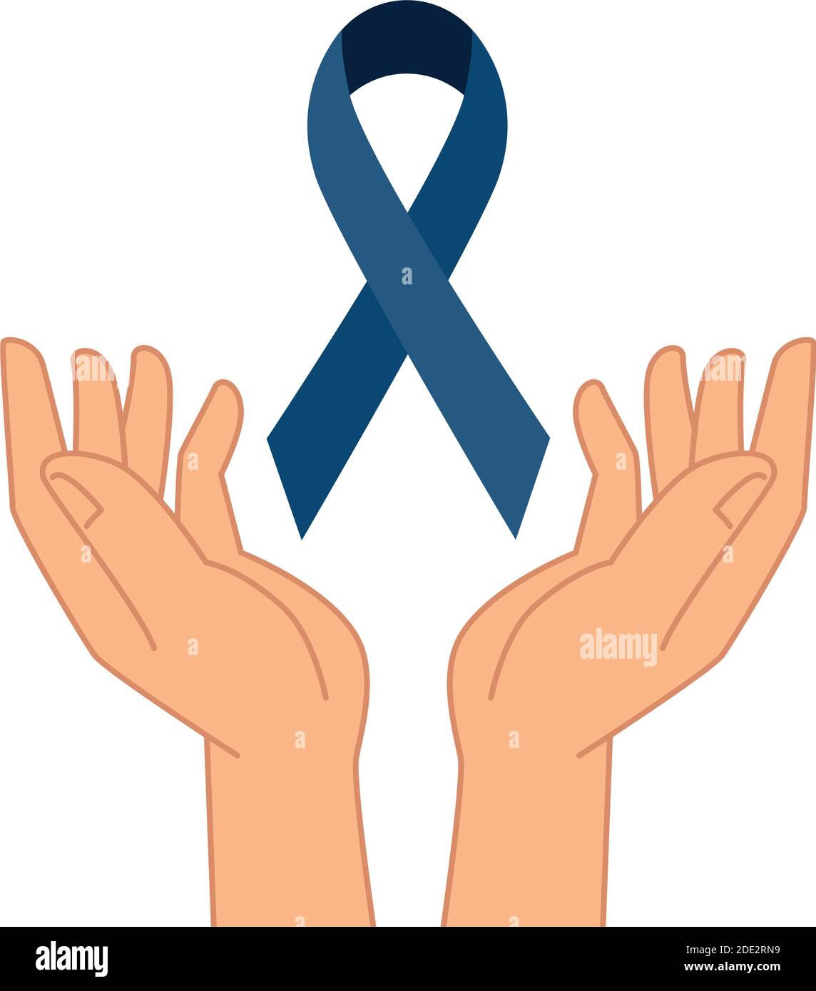 hands lifting ribbon campaign icon Stock Vector Image & Art - Alamy