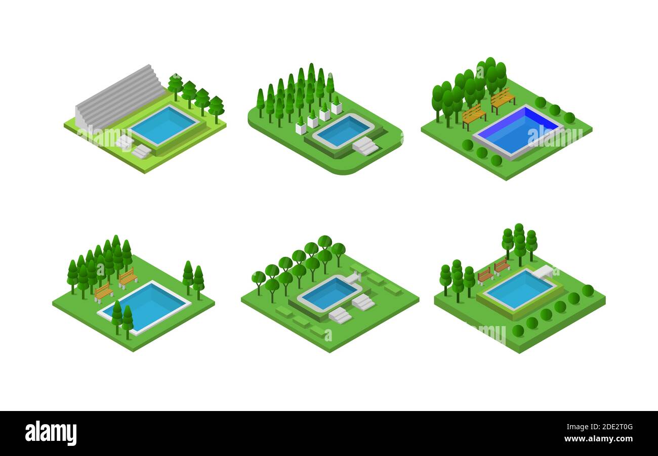 Woman swimming pool aqua sport Stock Vector Images - Alamy