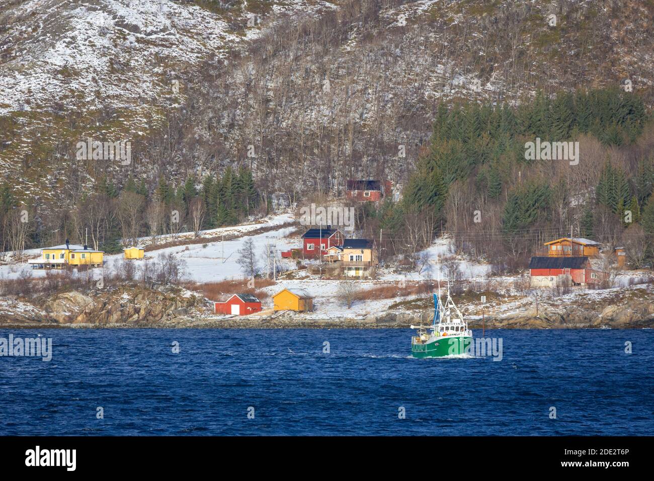 cruising along the norwegian sea coastline Stock Photo - Alamy
