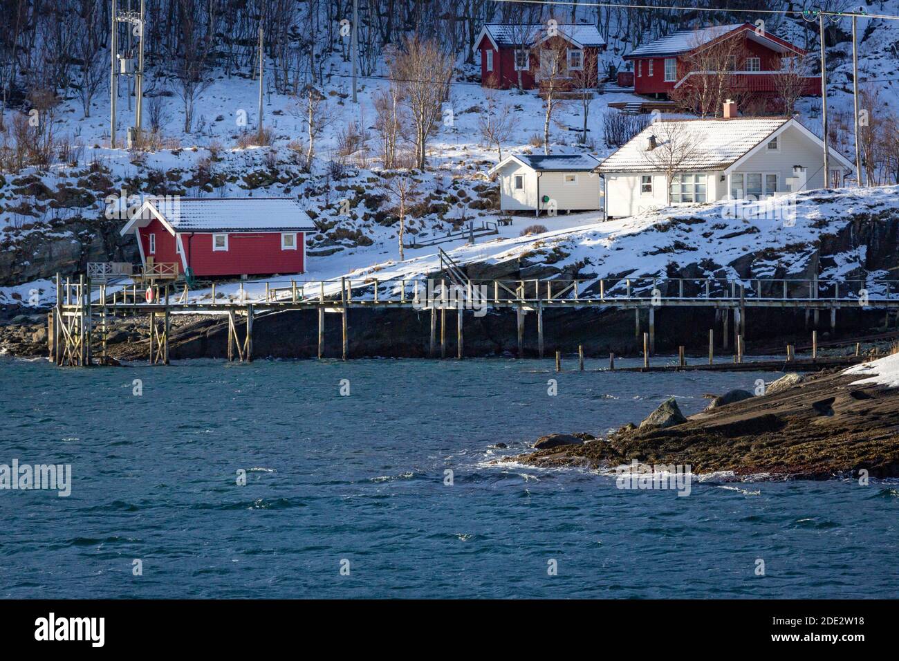 cruising along the norwegian sea coastline Stock Photo - Alamy