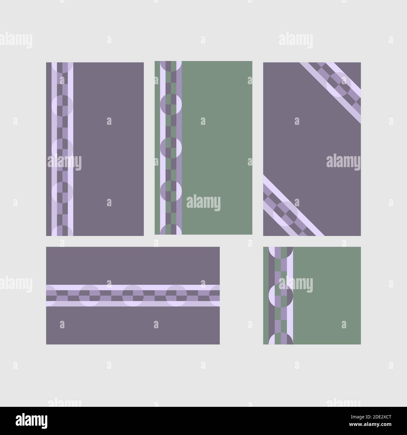 Modern decorative vector frames. Editable design templates for web ...