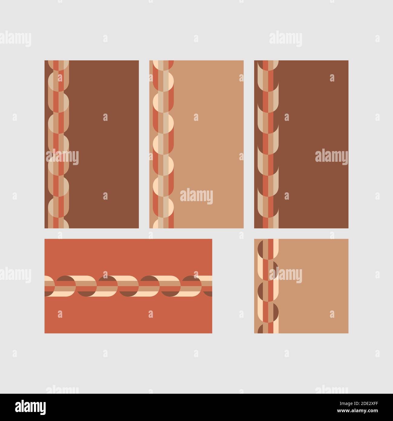 Modern decorative vector frames. Editable design templates for web ...