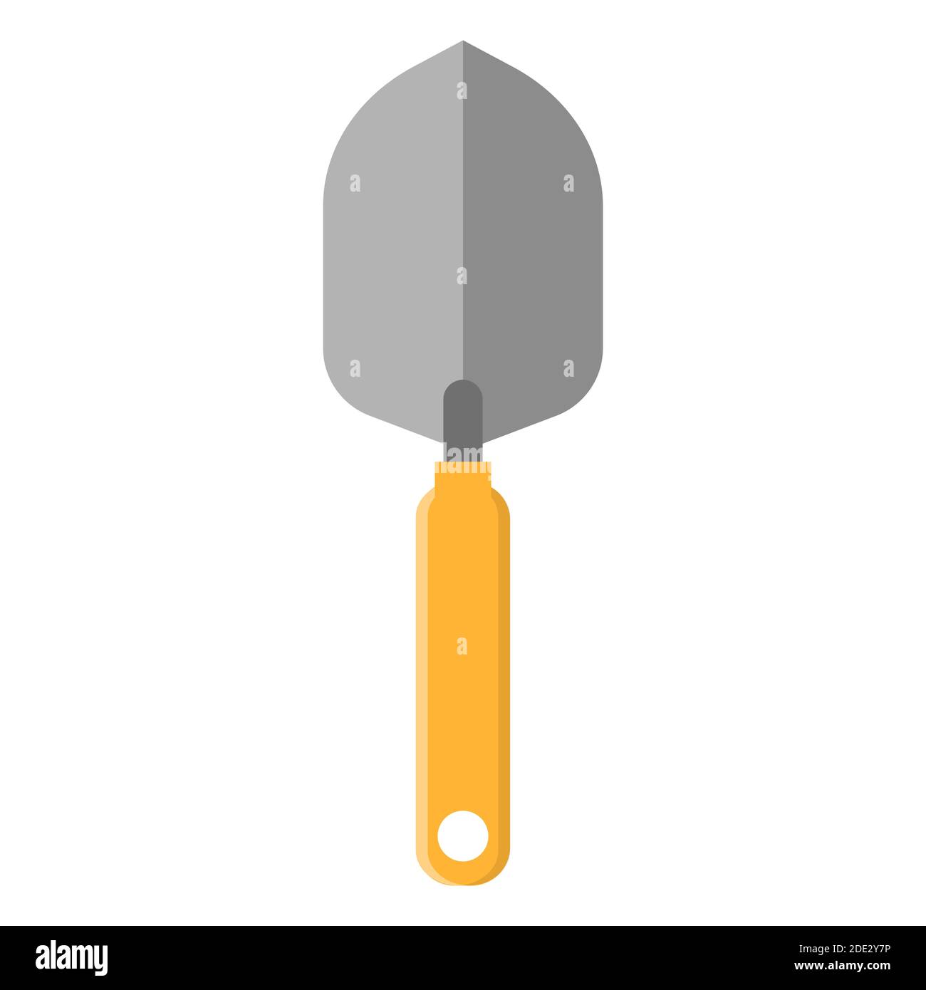 Garden trowel spade or shovel icon isolated on white background ...