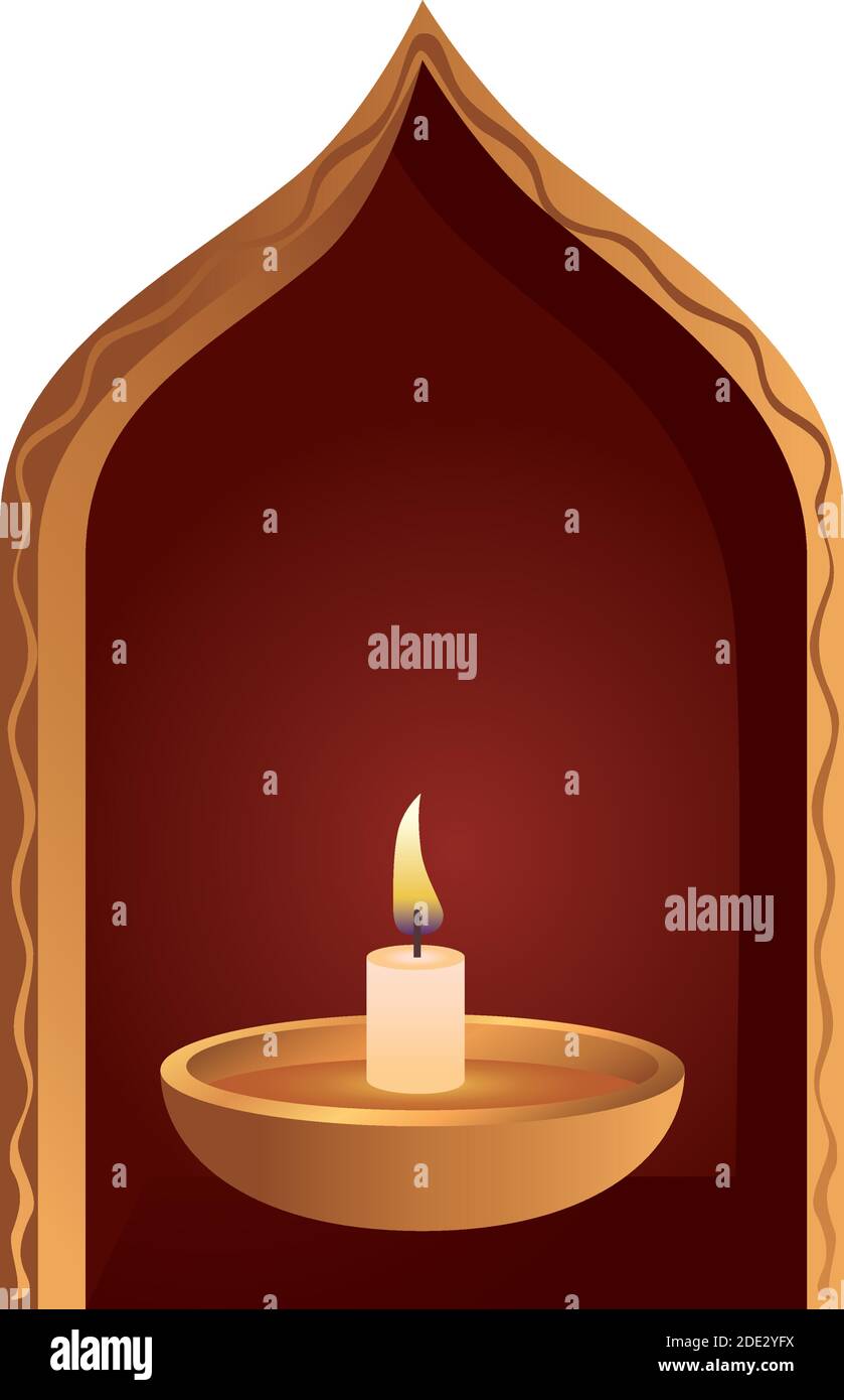 Candle arch Stock Vector Images - Alamy
