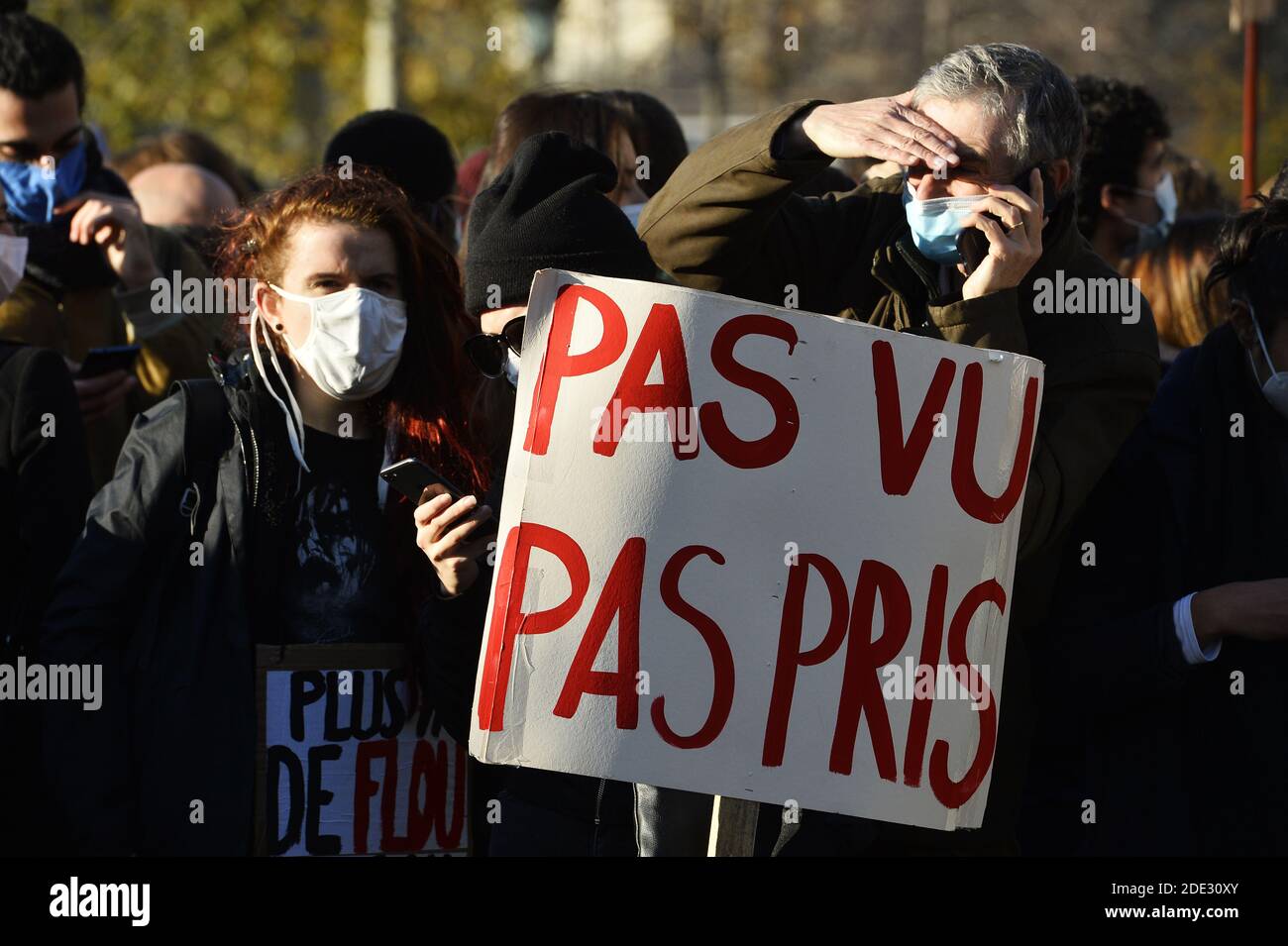 Protest in Paris against "Global Security Law Project" - 28th of ...