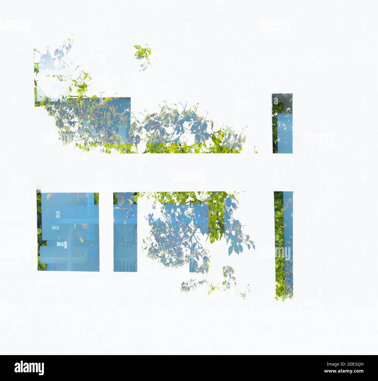 Modern leaf image in Cut Out Stock Images & Pictures - Alamy