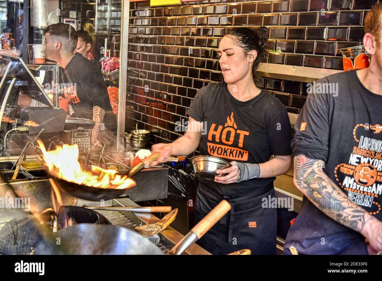 Wok to walk Stock Photo - Alamy