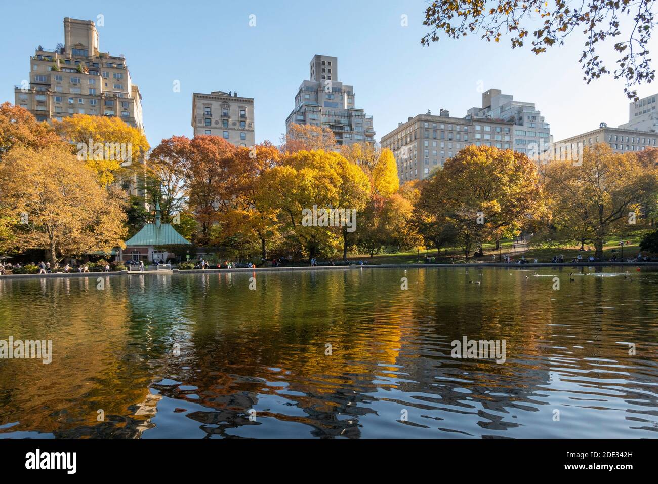 Conservatory Water in Central Park, New York City, USA Stock Photo - Alamy