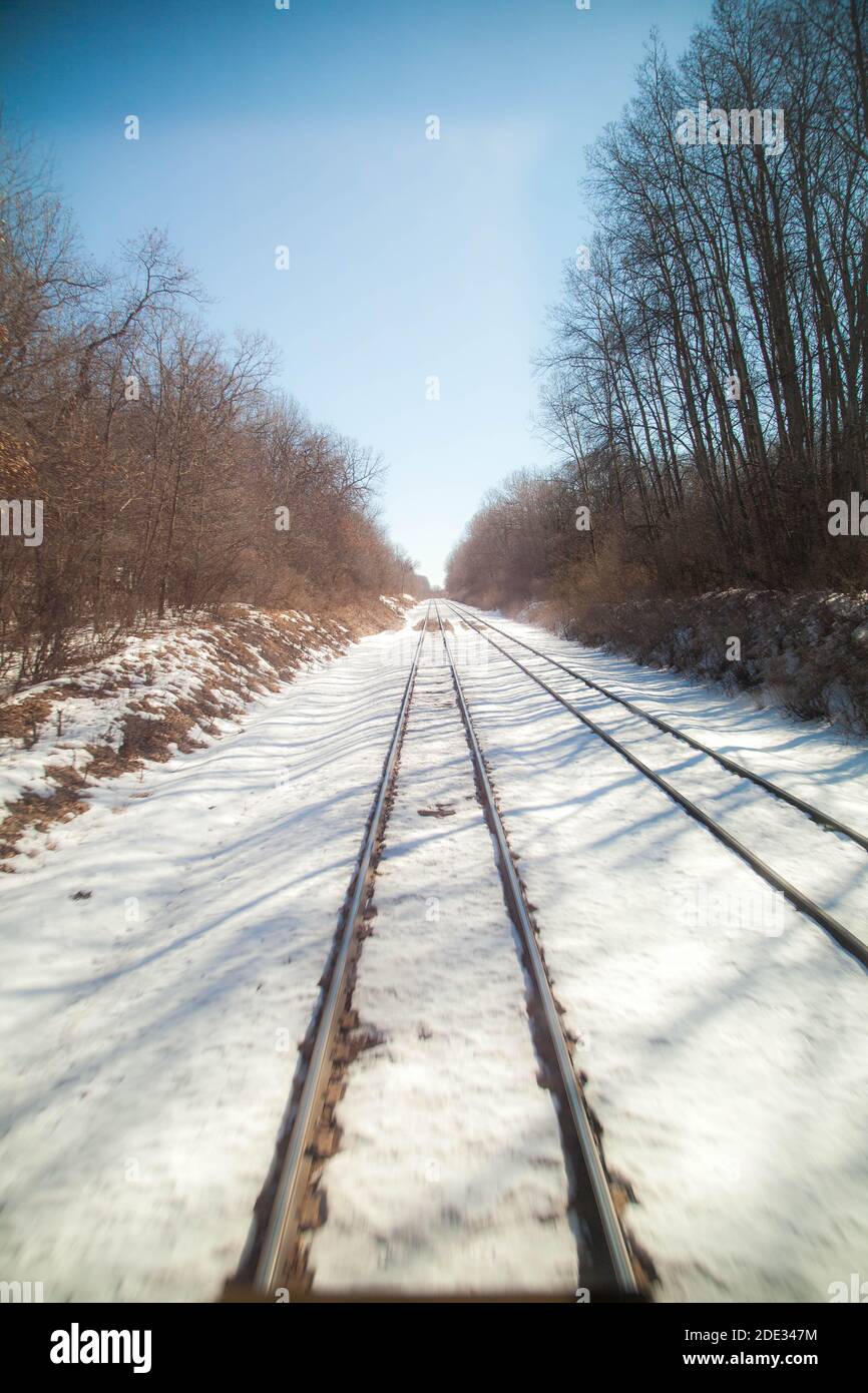 Chicago rail tracks hi-res stock photography and images - Alamy