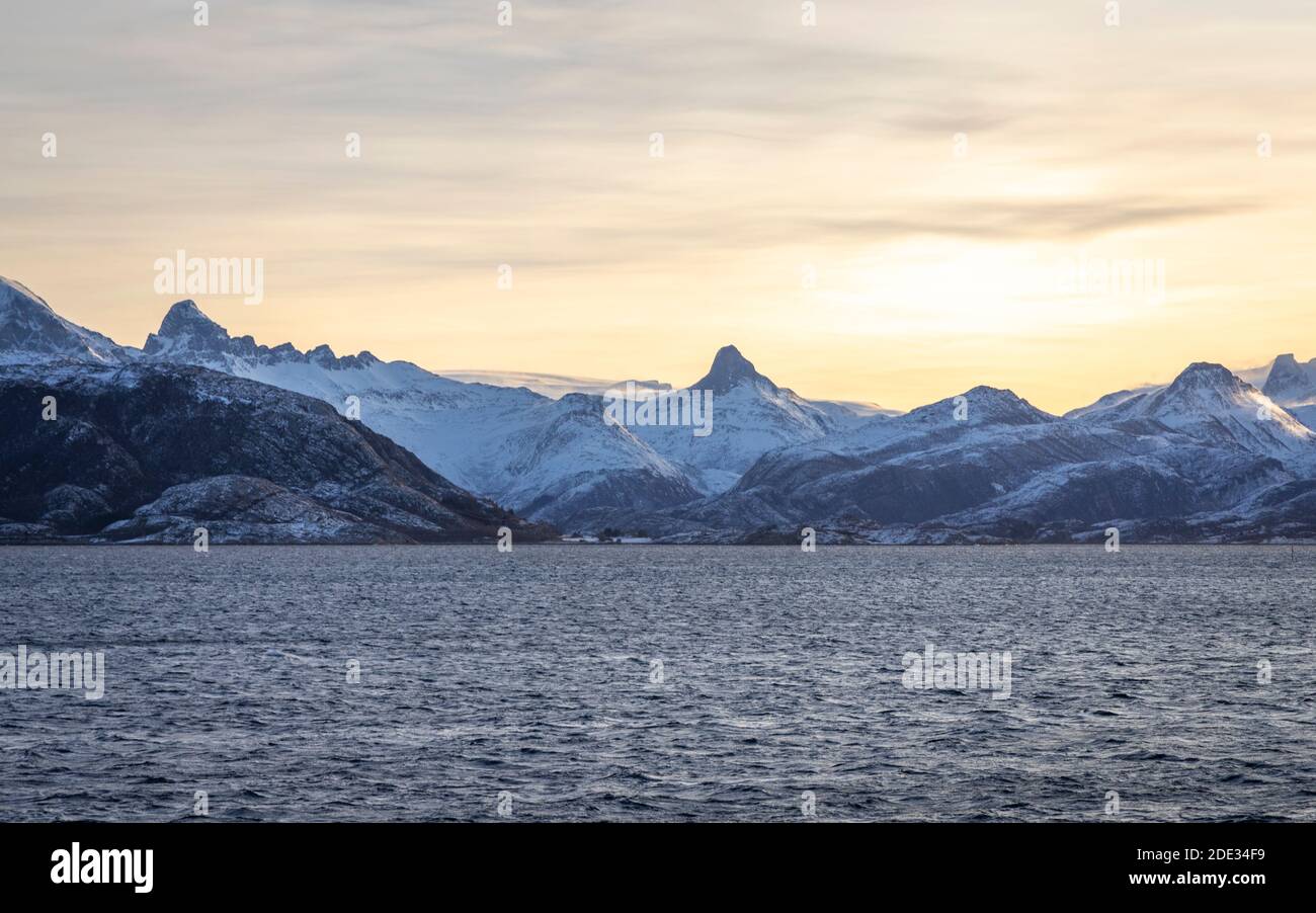 Cruise to the spectacular arctic circle in Norway Stock Photo - Alamy