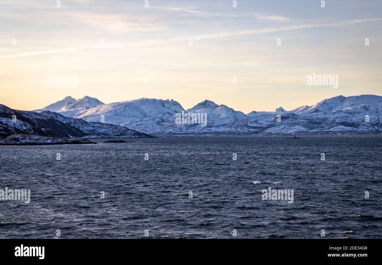 Cruise to the spectacular arctic circle in Norway Stock Photo - Alamy