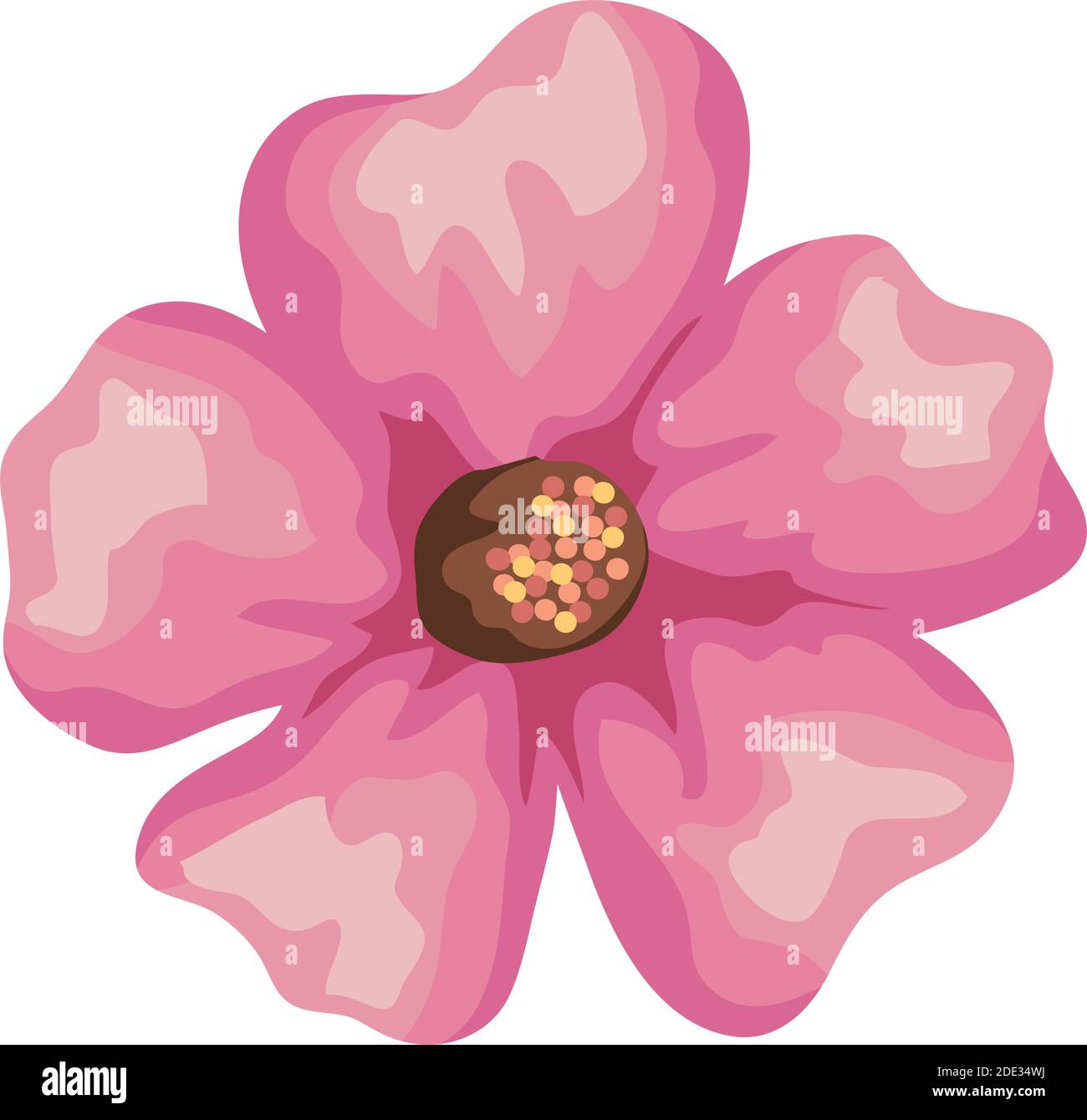 flower pink painting vector design Stock Vector Image & Art - Alamy