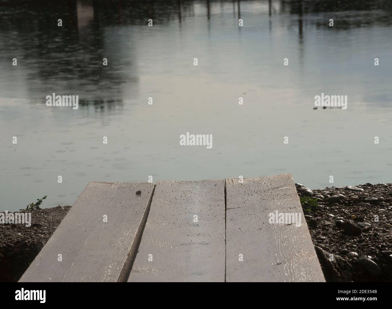 a pedestrian bridge or footbridge, construction for walking by foot ...