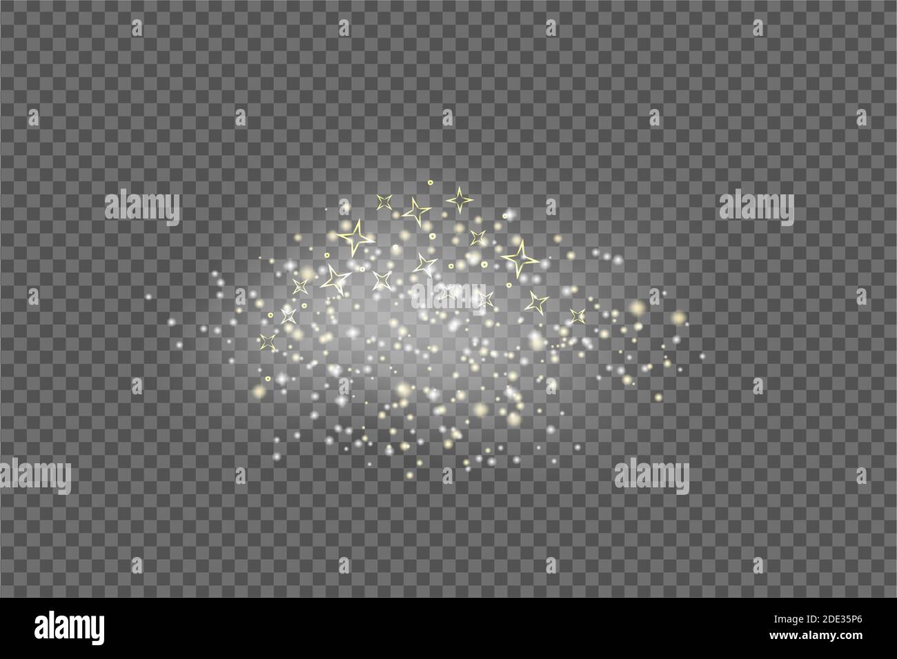 Sparkling magical stardust particles.Explosion in the universe Stock ...