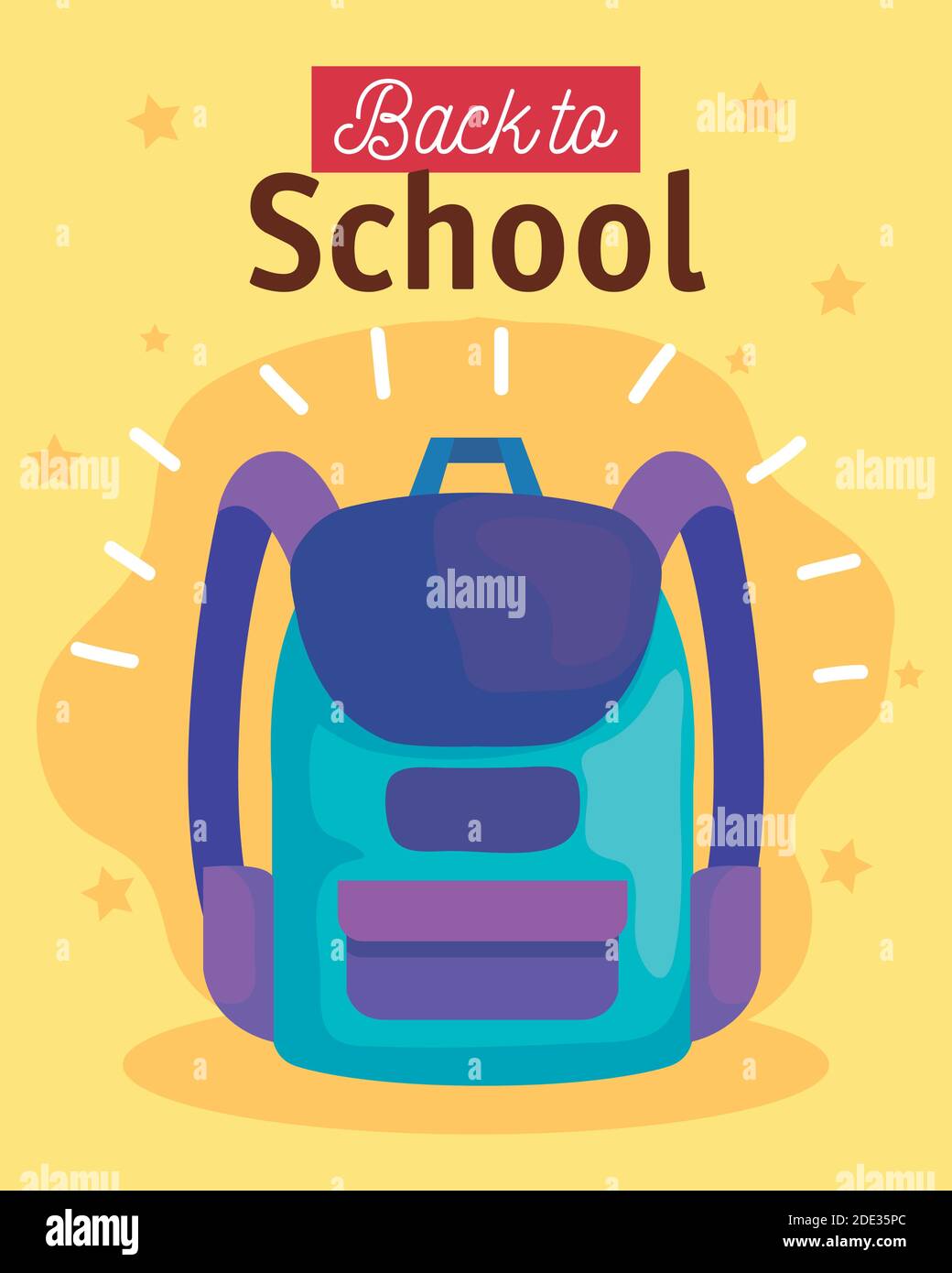 Back to school bag vector design Stock Vector Image & Art - Alamy